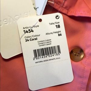 Mayoral | Jackets & Coats | Nwt Mayoral Coral Rain Jacket | Poshmark